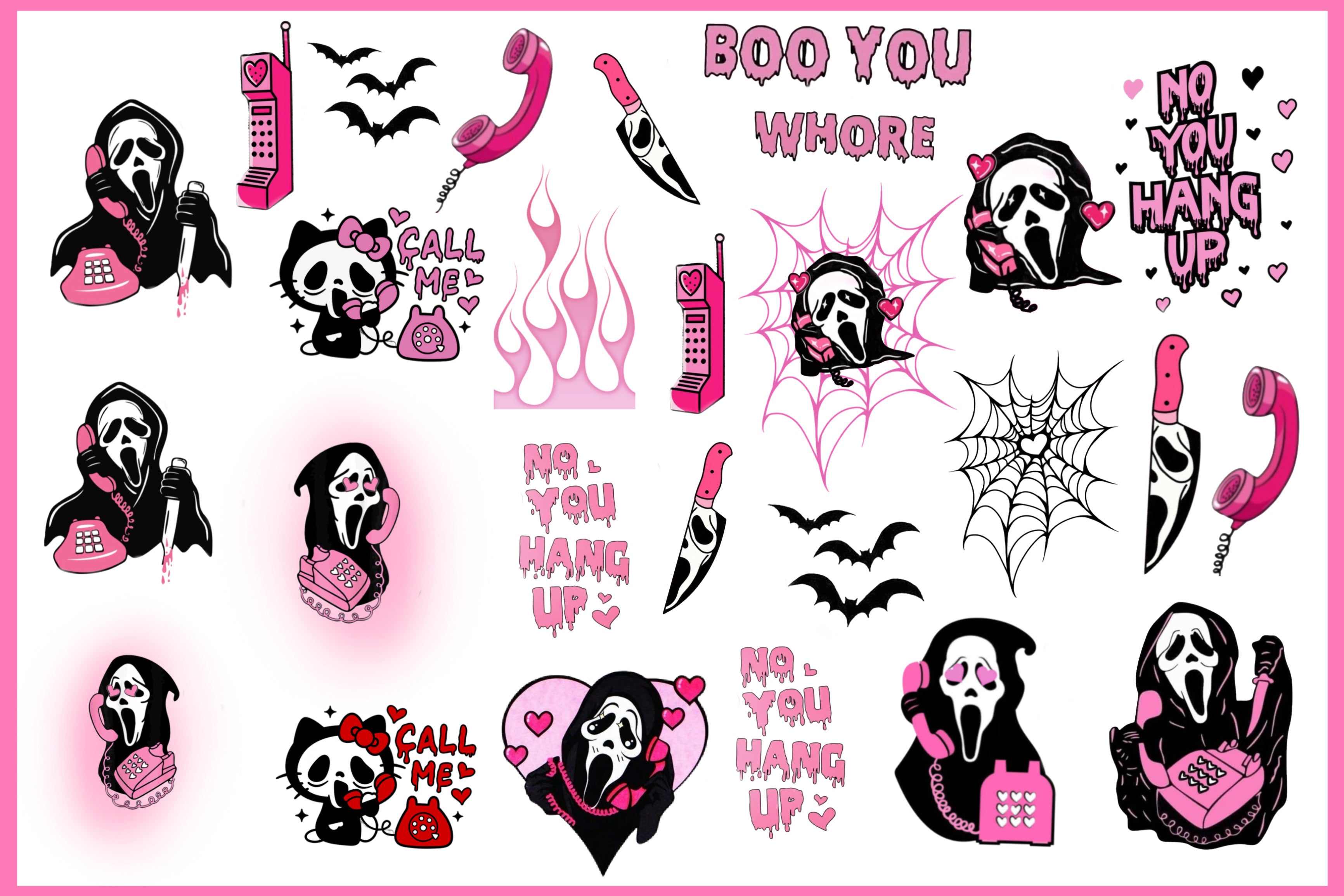 Ghostface Premium Water Decals #HL03