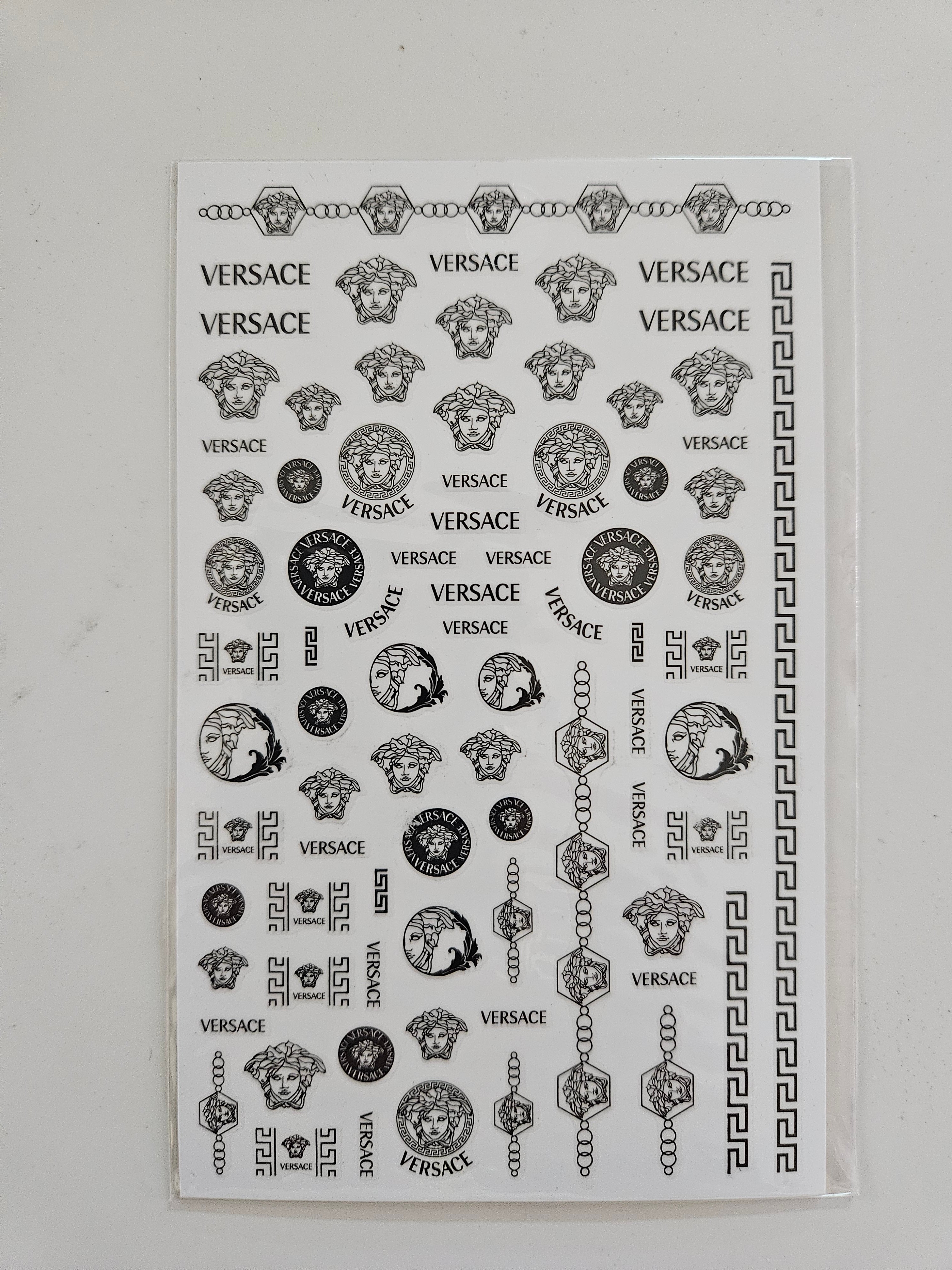 Versace Stickers Black