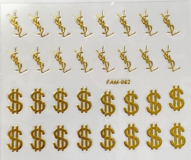 Ysl Dollar Stickers