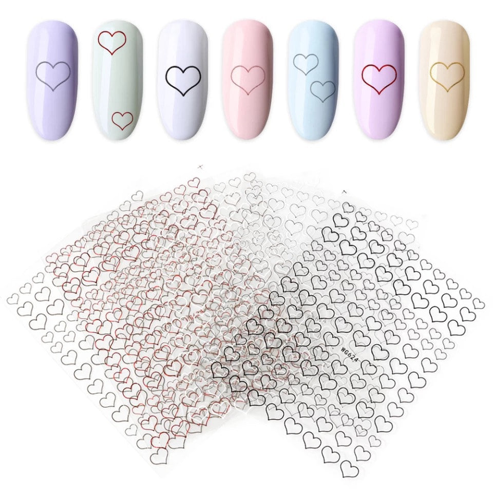 Hallow Heart Sticker Set