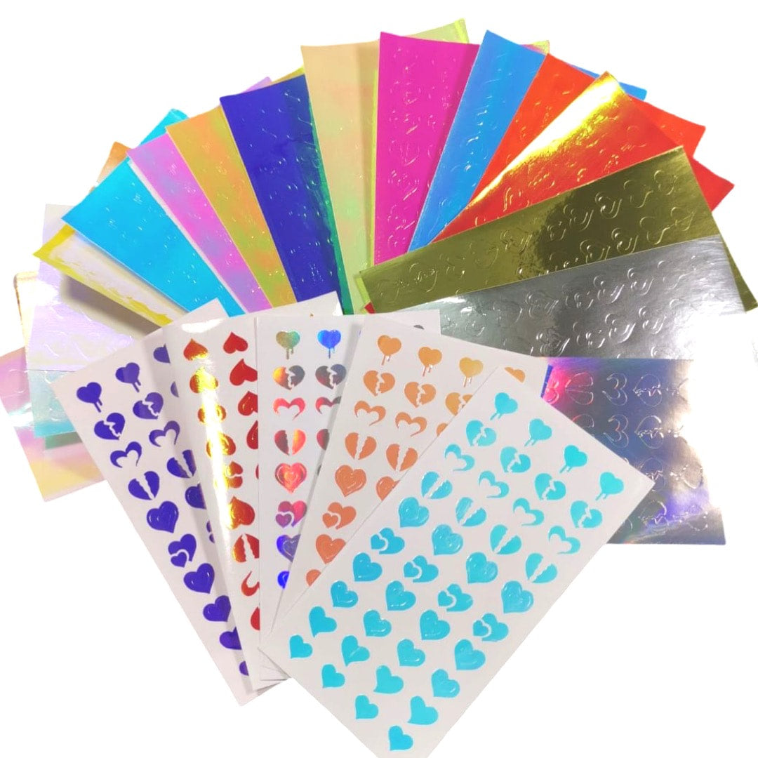 Aurora Heart Sticker Set