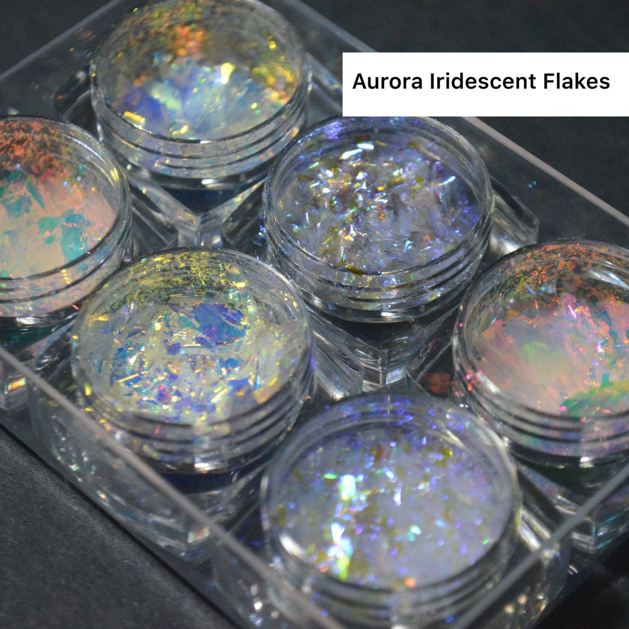 Aurora Iridescent flakes