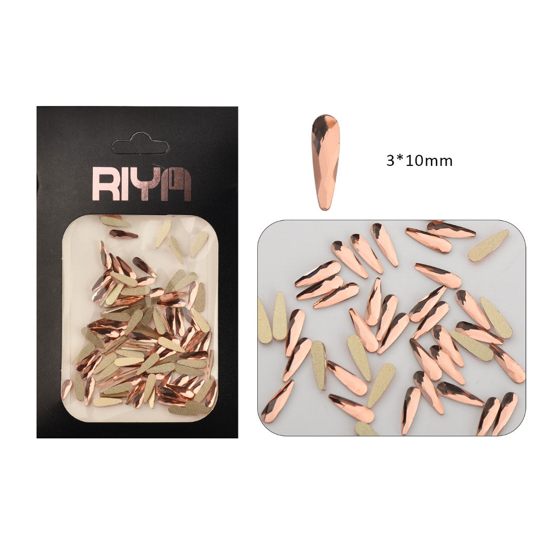 Rose gold Raindrop Crystals