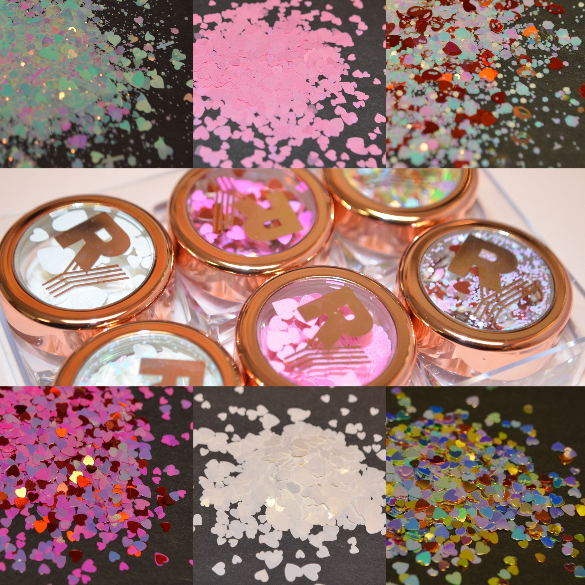 Heart Glitter Set